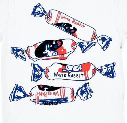 White Rabbit Candy T-Shirt – bigboze.com