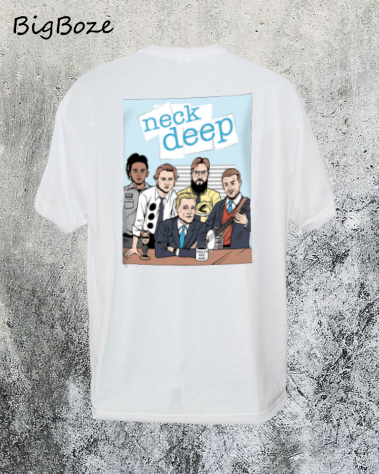 Neck Deep Cartoon T-Shirt – bigboze.com