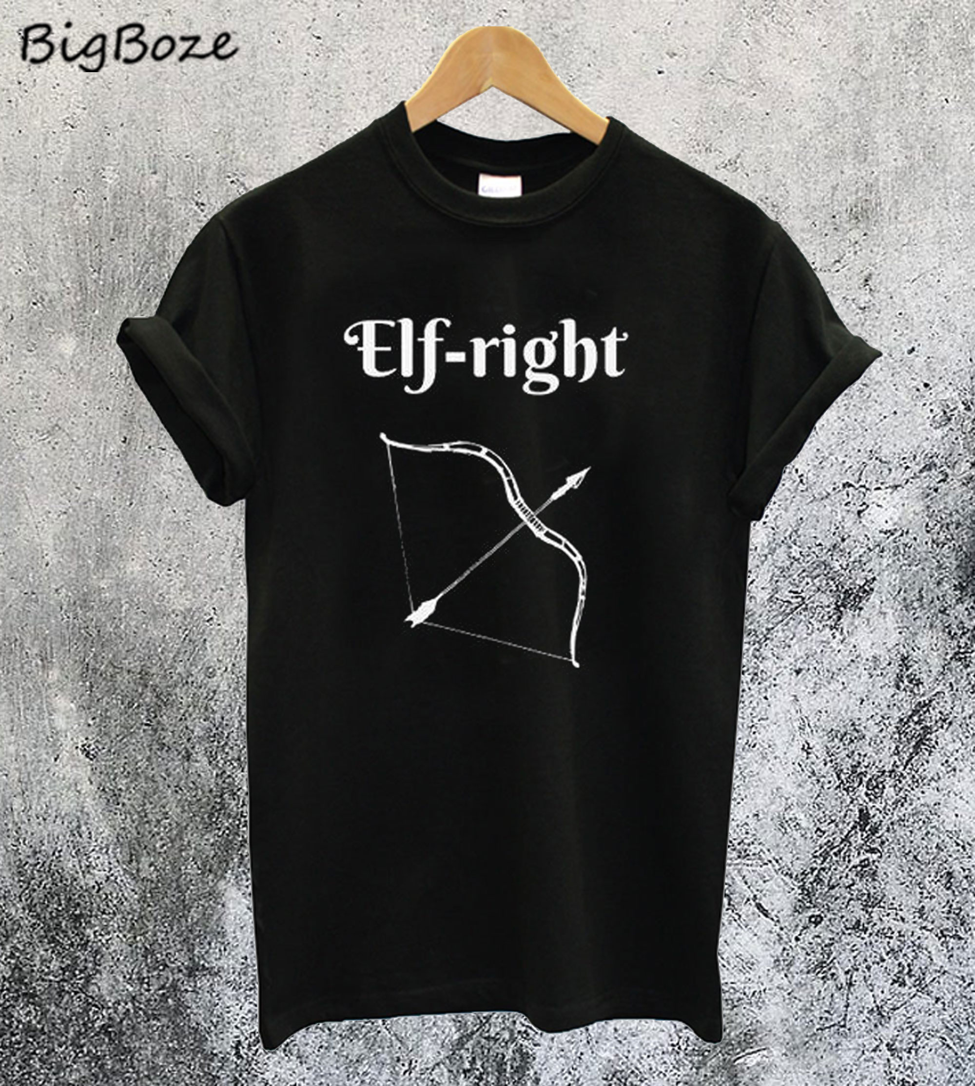 Elf-right Arrow T-Shirt – bigboze.com