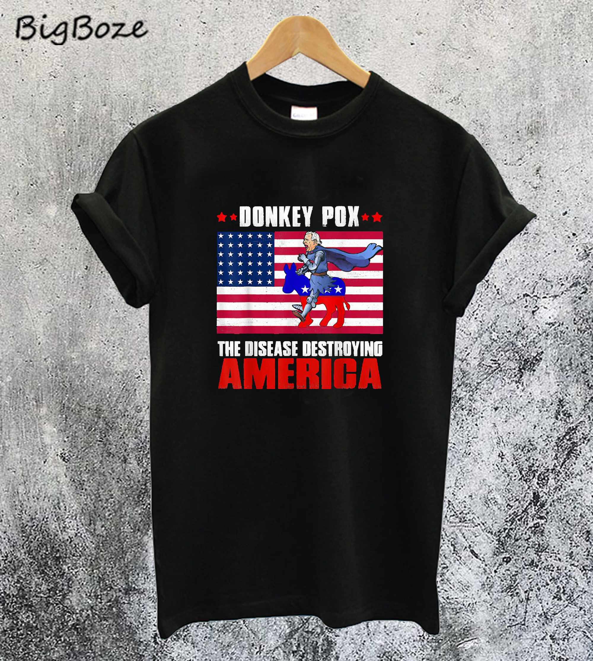 Donkey Pox The Disease Destroying America T-Shirt – bigboze.com